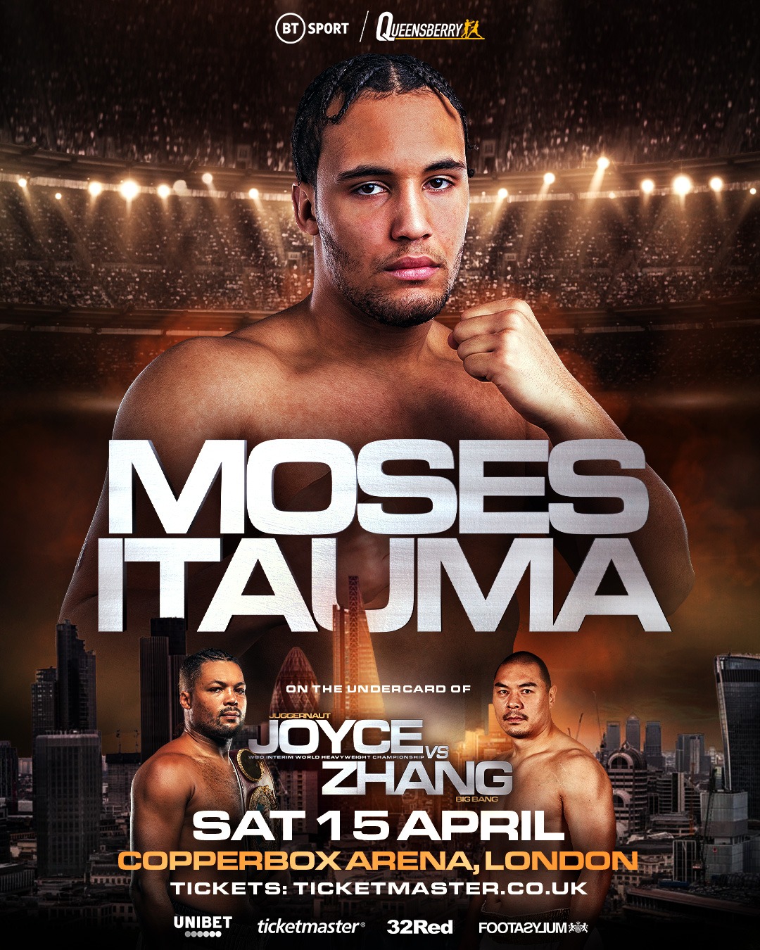 Heavyweight Moses Itauma added to Joyce vs Zhang card - Ring News 24 ...